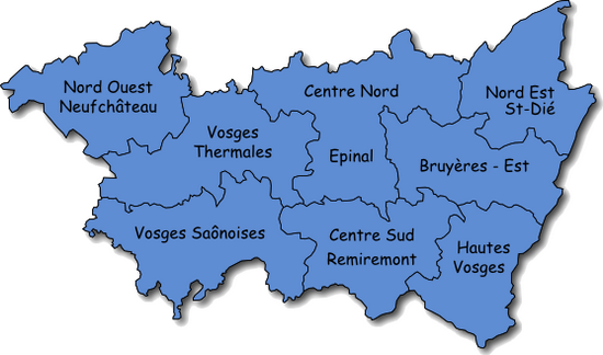 Cartographie des Vosges
