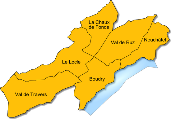 Cartographie de Neuchatel